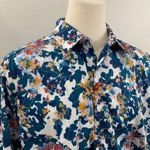 Robert Graham | Shirts | Robert Graham Mens Blue Floral Limited Edition ...